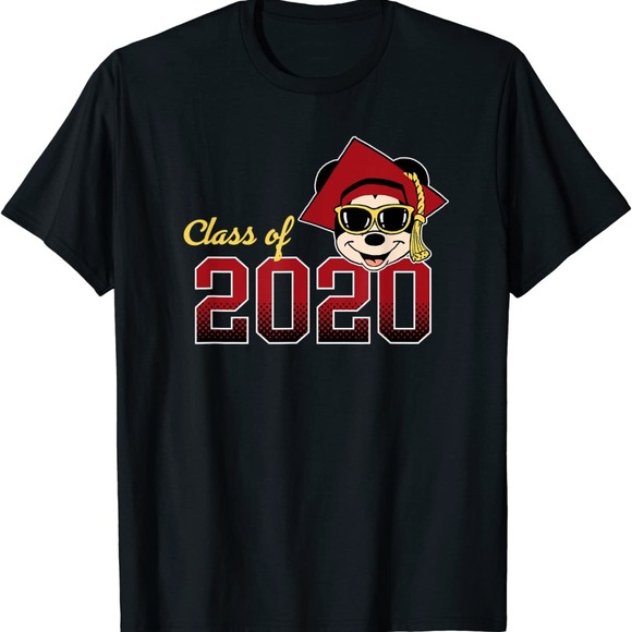Tops | Disney Mickey Mouse Class Of 220 Red Lettering | Poshmark